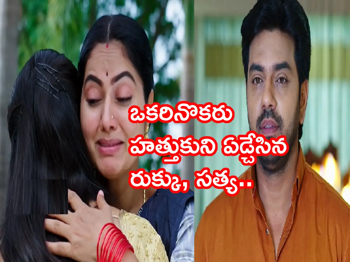 Devatha Serial,Devatha మే 31: ఒకరినొకరు హత్తుకుని ఏడ్చేసిన రుక్కు, సత్య.. ఫలించిన ఆదిత్య ...