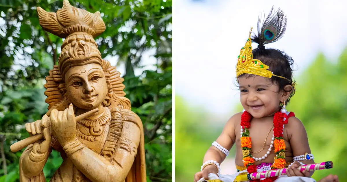 Baby Boy Names on Shri Krishna Son Meaning; श्रीकृष्णाच्या मुलांची नावं ...