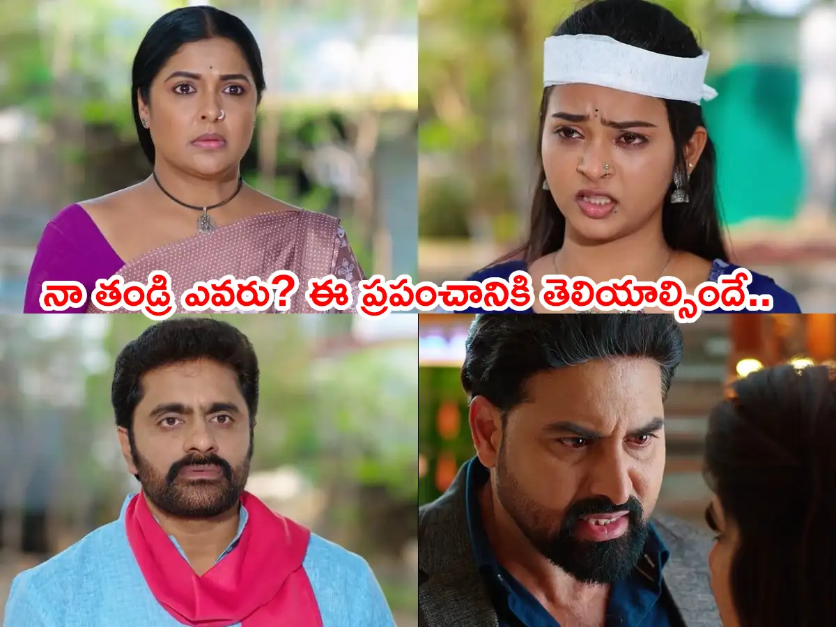 Malli Serial Today,Malli Serial మార్చి 23 ఎపిసోడ్: మా నాన్న ఎవరు ...