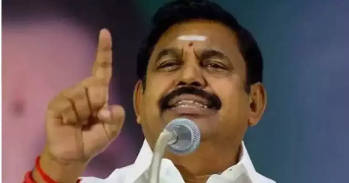 ADMK Edappadi Palanisaamy about drug smuggling in Tamilnadu ...