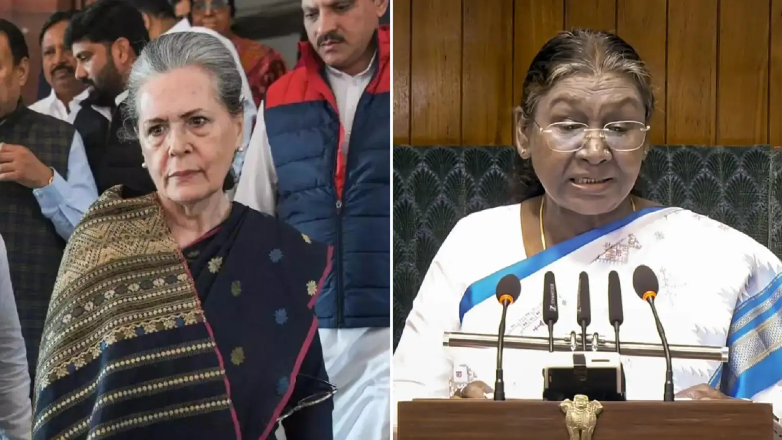 Poor Lady...राष्ट्रपती अभिभाषण वाचता वाचता खूप थकल्या होत्या; सोनिया ...