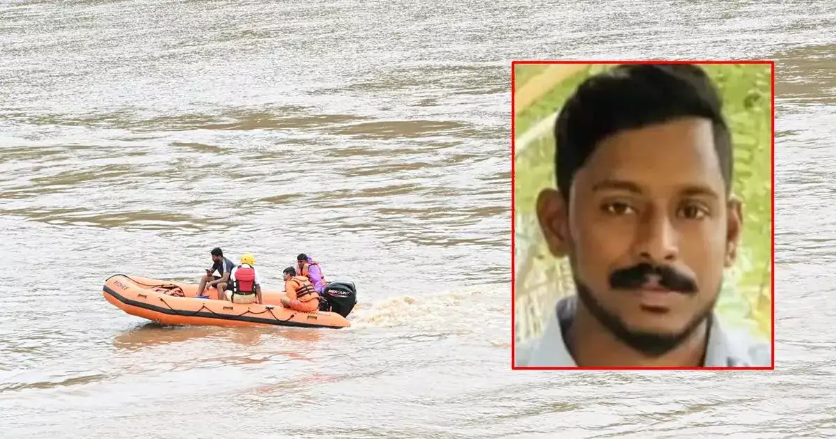 Shirur Landslide Arjun Search,ഒഴുക്ക് കുറഞ്ഞു, ഗംഗാവലി പുഴയുടെ ...