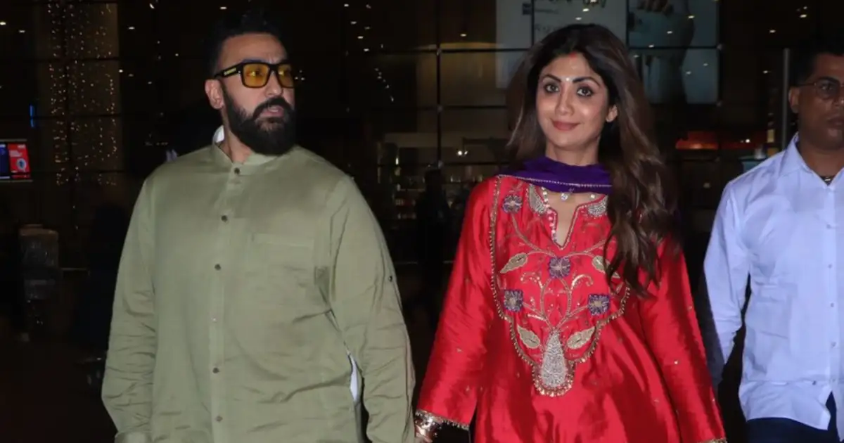 Shilpa Shetty Pink Suit With Sindoor Mangalsutra,नई दुल्हन की तरह सजकर ...