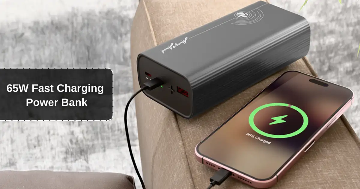 65w fast charging power bank,पोर्टेबल डिजाइन और 65W फास्ट चार्जिंग वाले ...