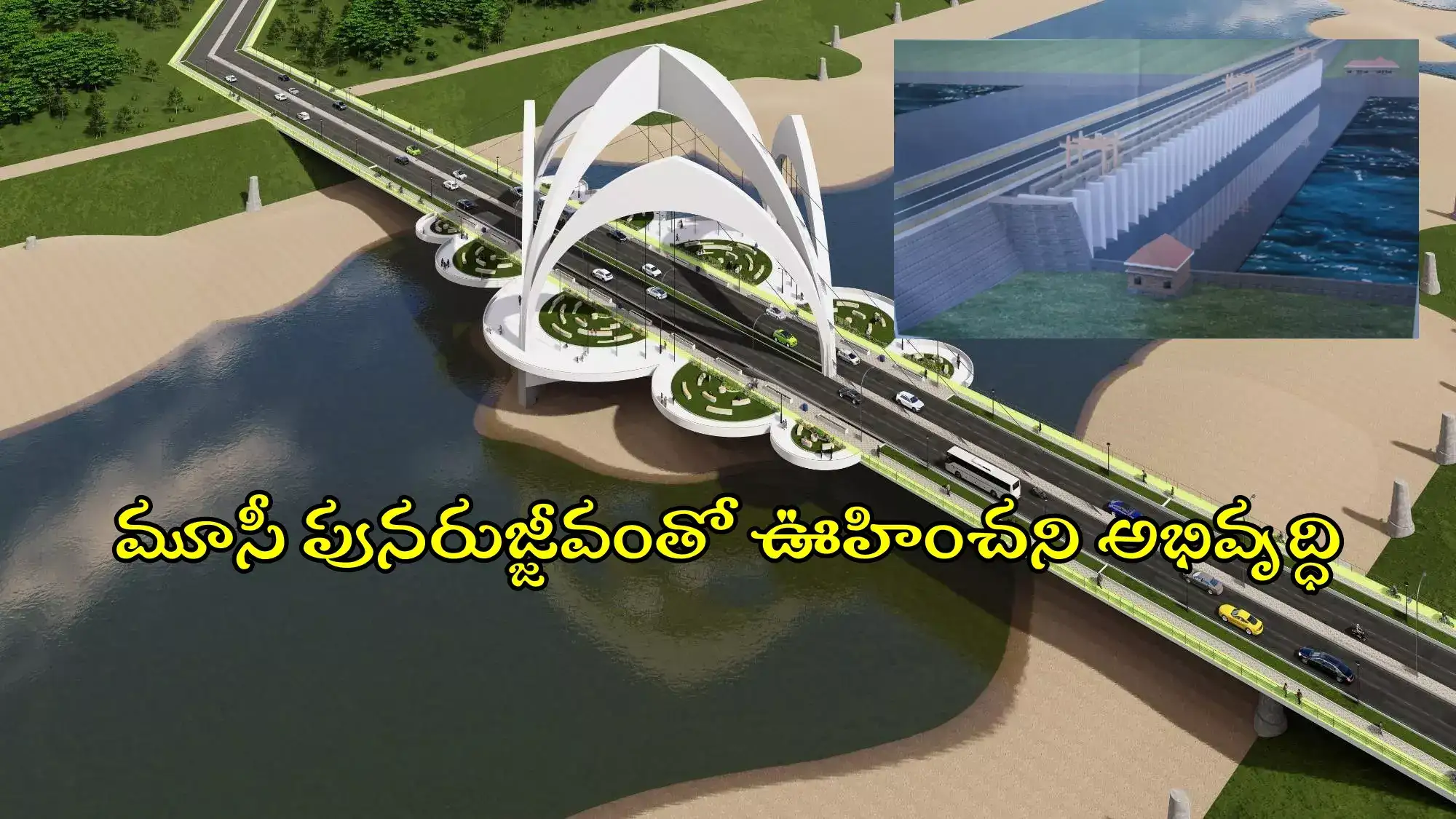 Telangana CM Revanth Reddy to Revamp Bapu Ghat in Hyderabad Musi River ...