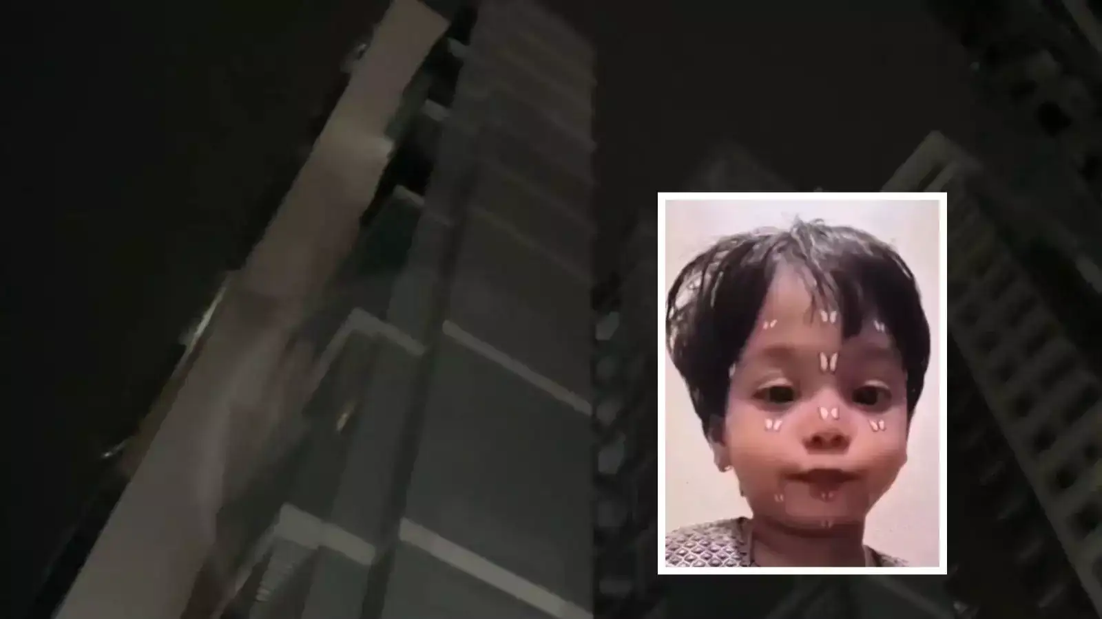 Vasai naigaon four year old anvika prajapati falls from twelfth floor after sitting on slippers ...