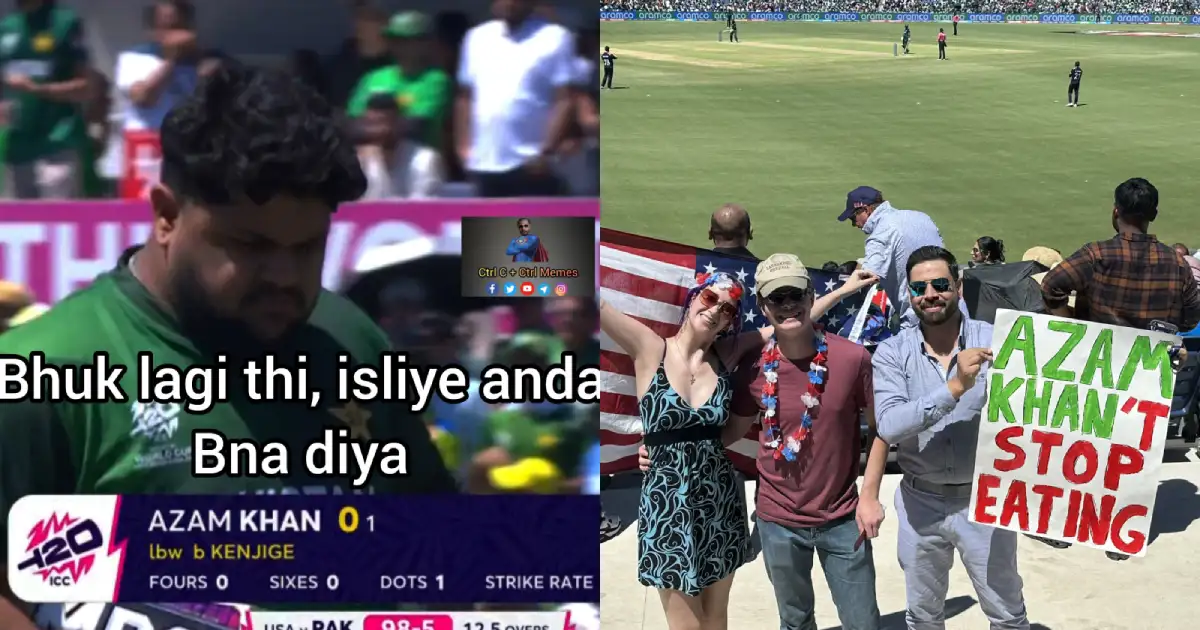 Memes: ‘आझम खान रविवारी पाकिस्तानला खाऊन टाकणार’, भारतीय फॅन्स ...