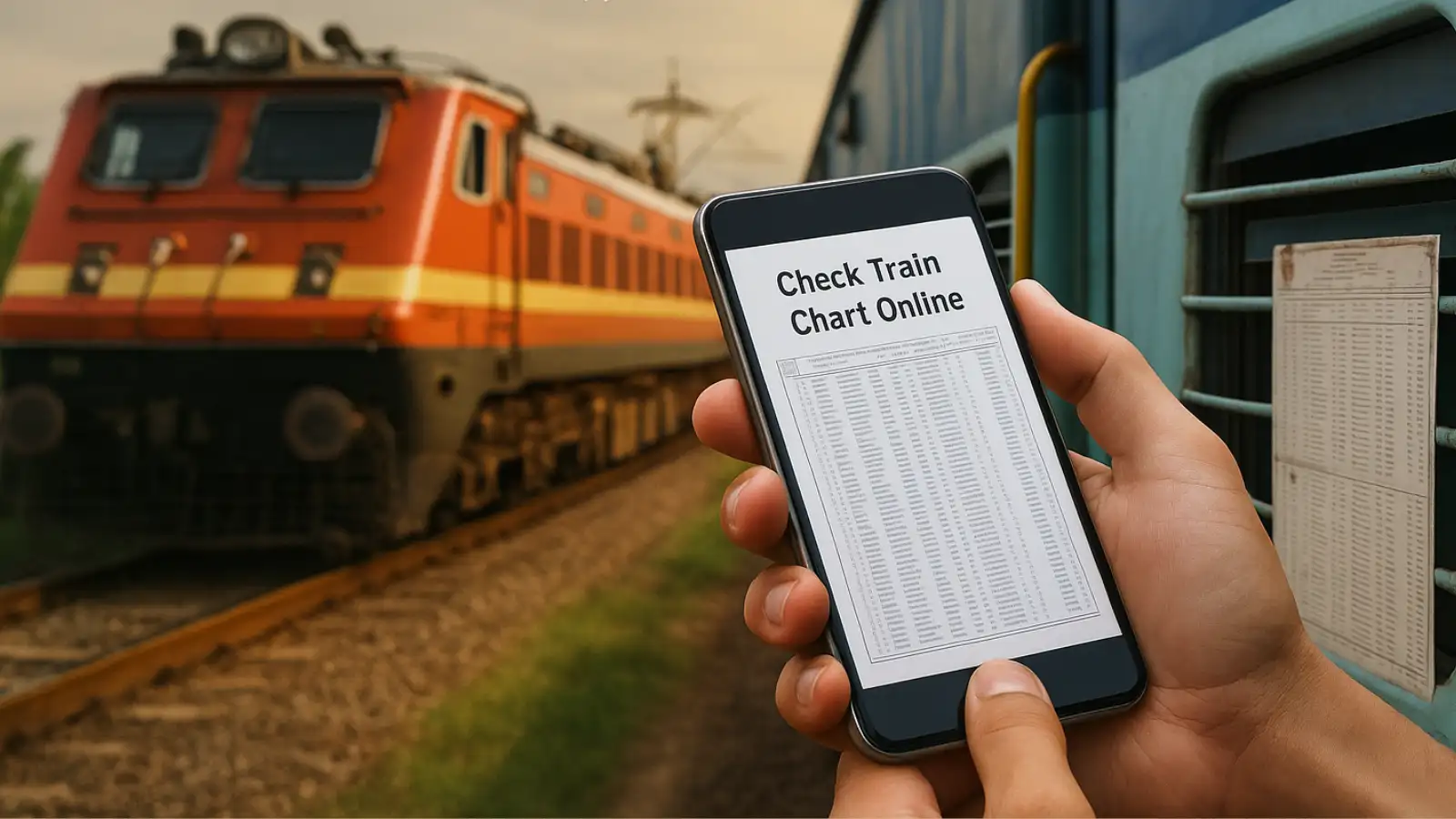 How To Check Train Reservation Chart On Phone,ट्रेन रिजर्वेशन चार्ट में ...