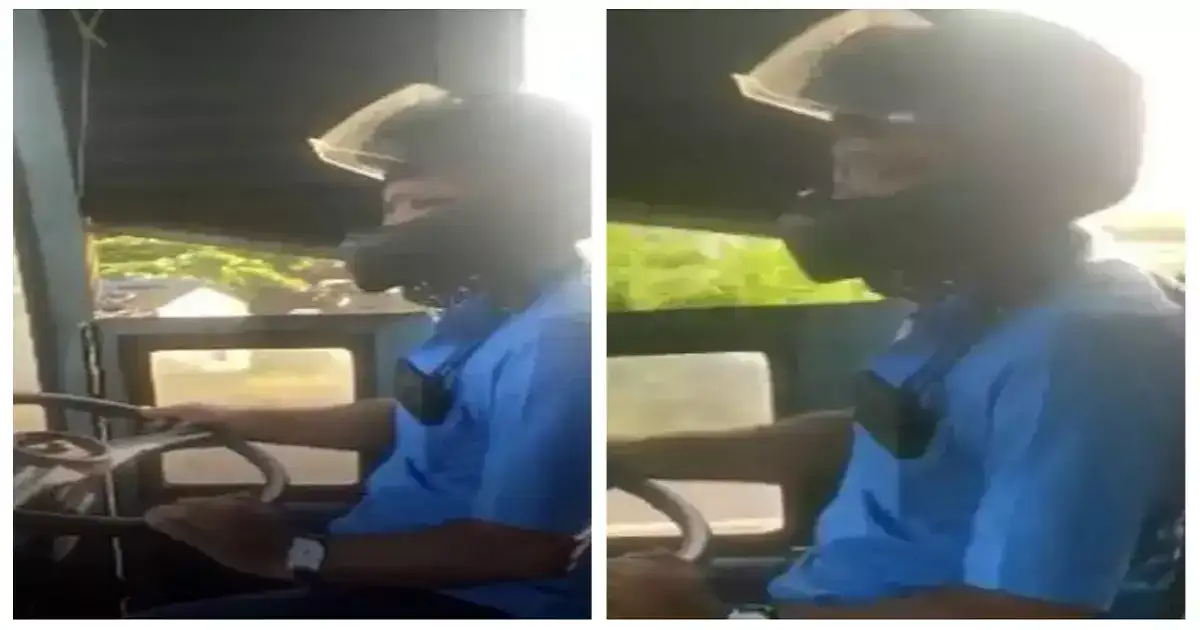 Bus Driver Helmet,Kerala: దెబ్బలు తగలకుండా... హెల్మెట్‌లు పెట్టుకుని ...
