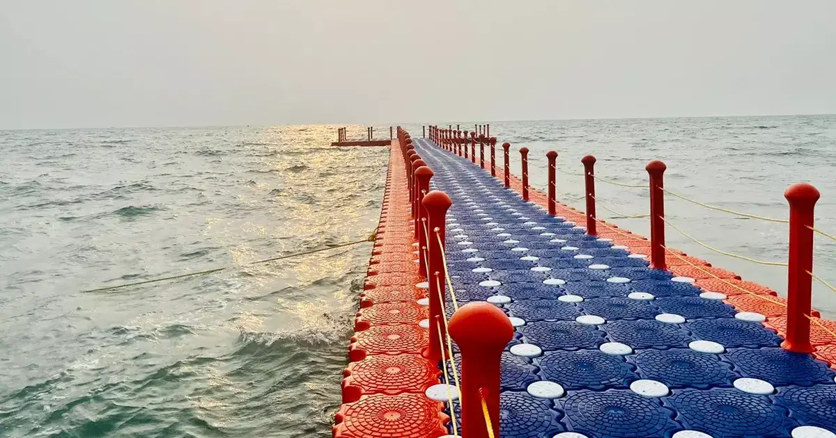 New Floating Bridge In Kerala,കേരളത്തിൽ ഒരു ബീച്ചിൽ കൂടി ഫ്ലോട്ടിങ് ...