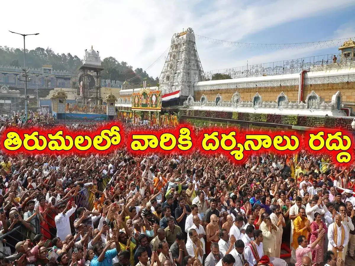 Tirumala Temple Cancels SSD Tokens For Three Days Due to Rathasapthami ...