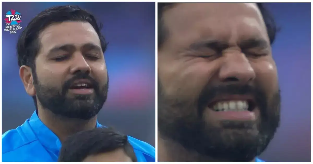 Rohit Sharma Emotional,Rohit Sharma: పాక్‌తో పోరు.. జనగణమన పాడుతూ ...