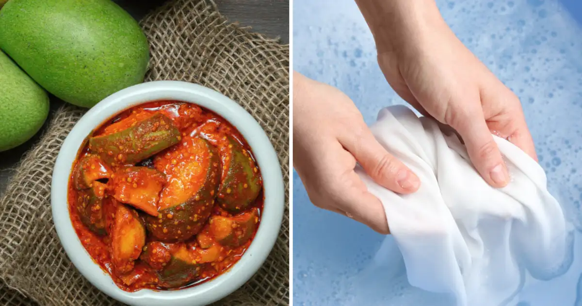 10 Minute Me Achar Ka Daag Kaise Nikale,1 रुपये की चीज और मात्र 10 मिनट ...