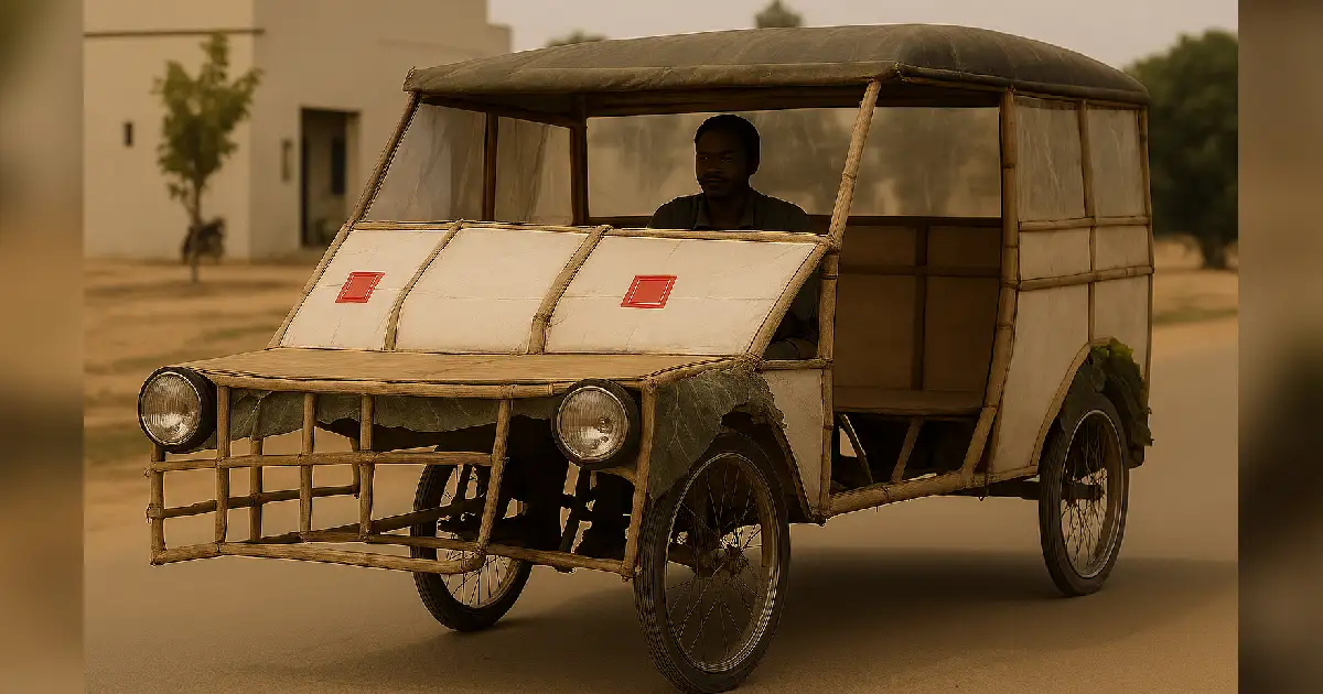 No Money No Problem Man Crafts Incredible Car from Bicycle Watch this ...