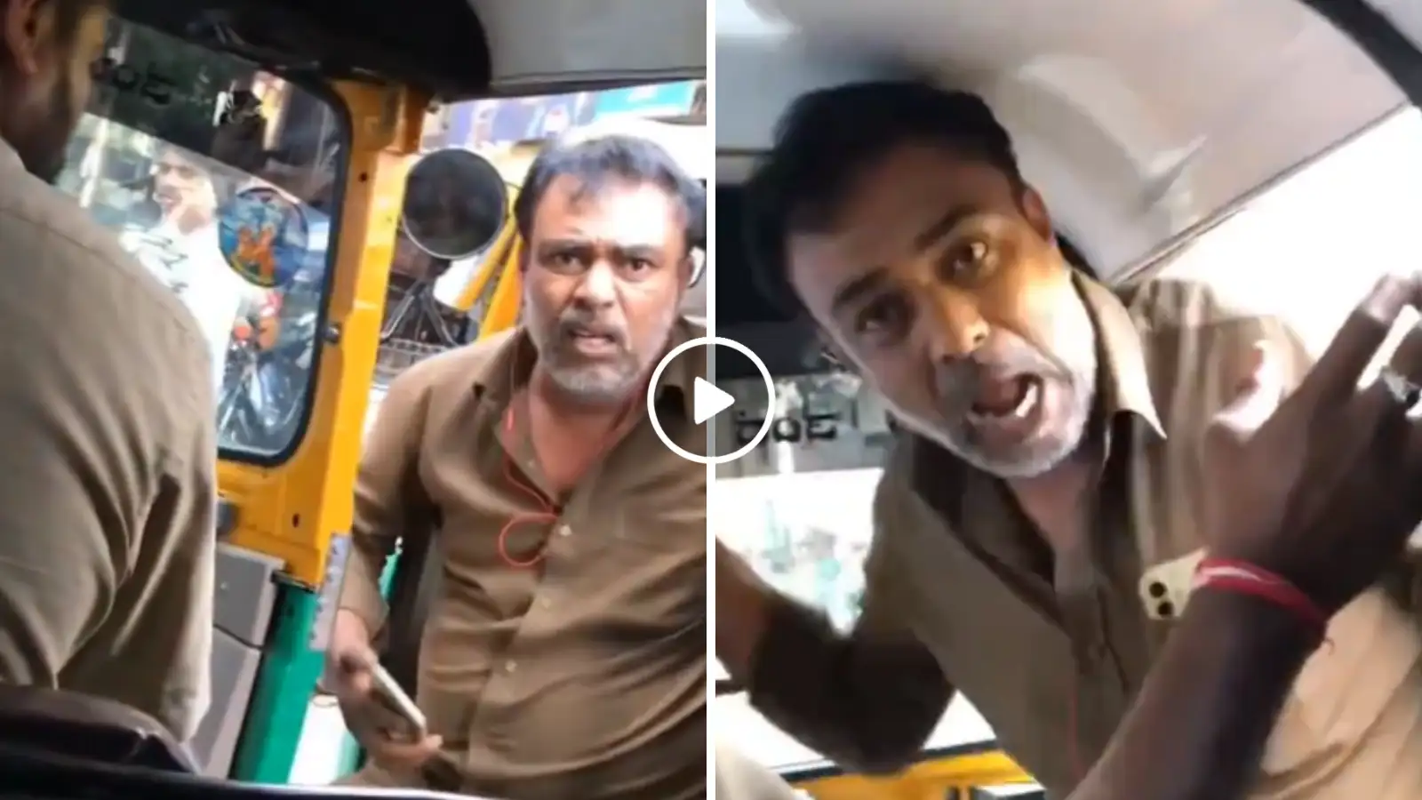 Auto Driver Slap Girl After Cancelling Ride,'तेरा बाप देता है क्या गैस ...