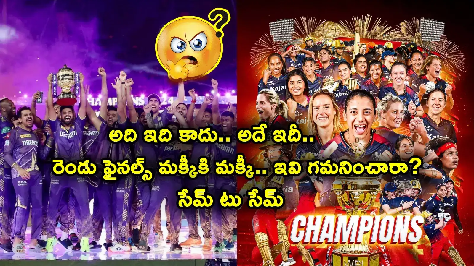 Comparisons Between IPL vs WPL 2024 Finals Indian Captains Lead Teams Won By 8 Wickets Against ...