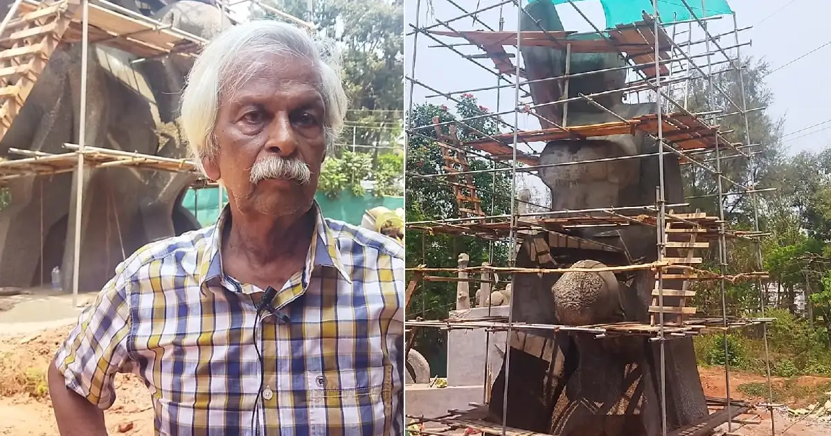 Kanayi Kunhiraman Statue In Kasaragod,'അമ്മയും കുഞ്ഞും പ്രതിമ, സമീപത്ത് ...