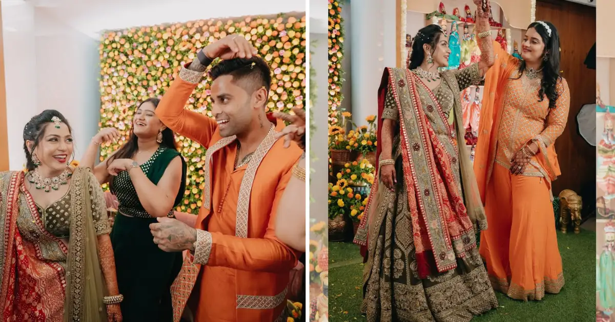 सूर्यकुमार यादव की बहन ने पहले तो हाथों पर रचाया पिया का नाम, फिर ...