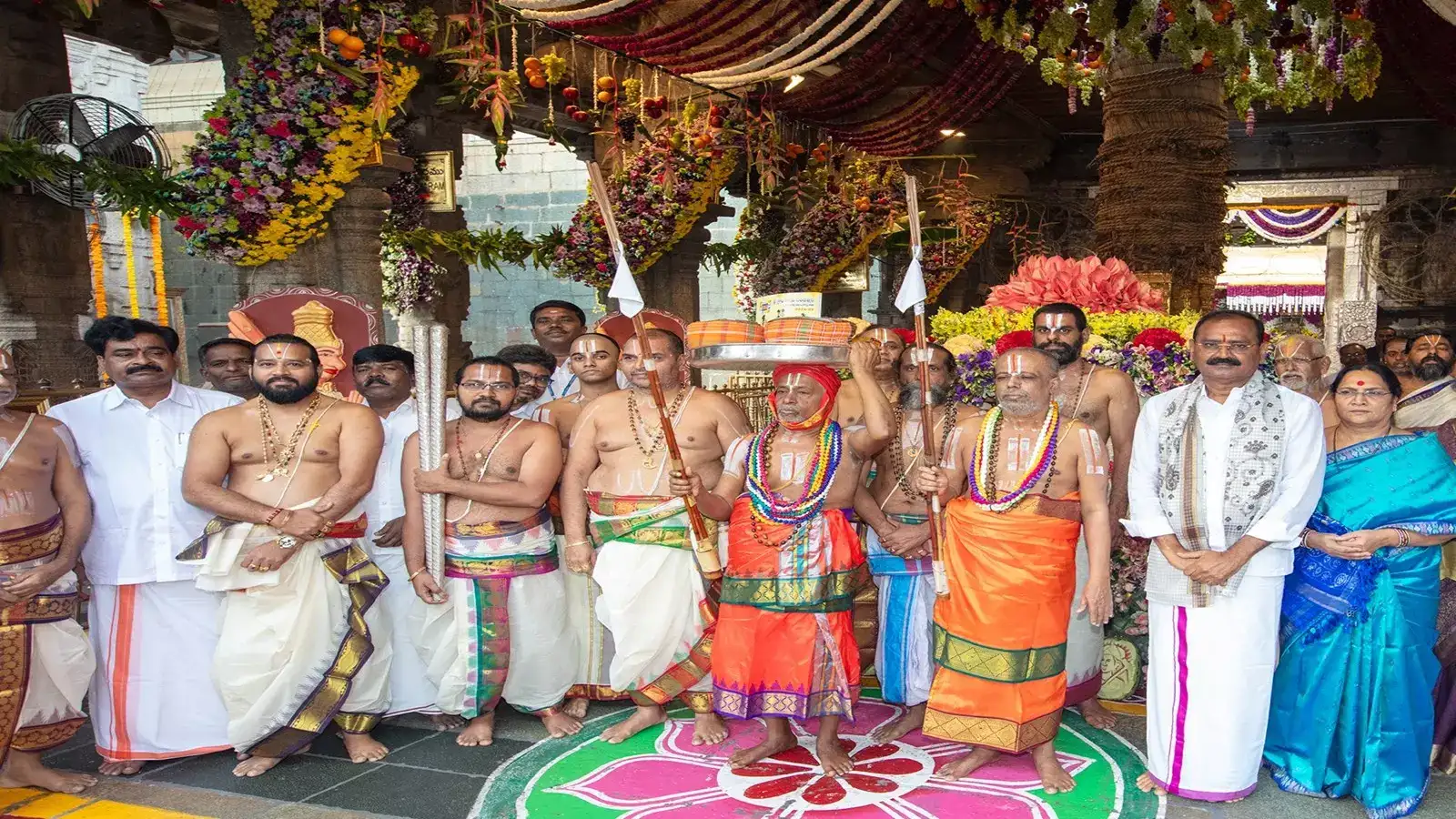 Ugadi Sri Krodhi Nama Samvatsara Asthanam at Tirumala Srivari Temple ...