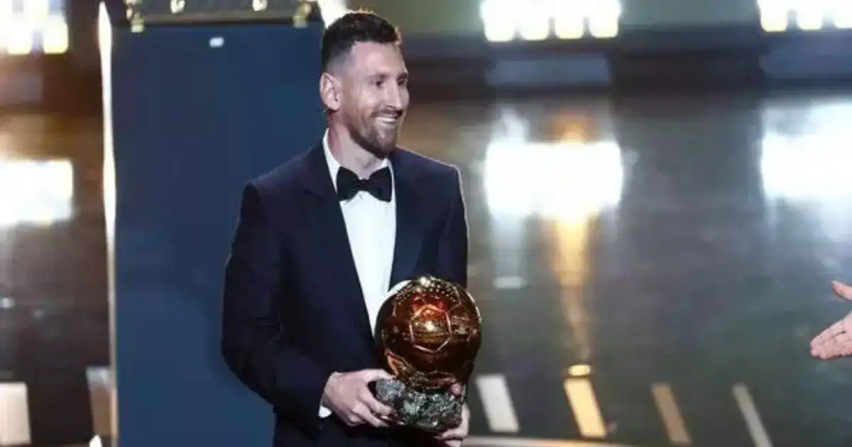 Lionel Messi Wins Ballon d Or Best Player Award 2023 8th time Made Record; मेस्सी द ग्रेट ...