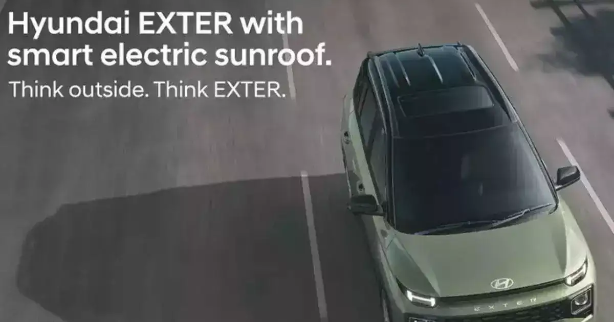 Hyundai Exter to Launch with Smart Electric Sunroof Dashcam with Dual ...