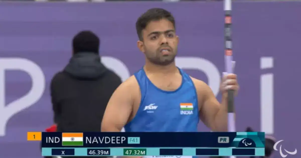 Paris Paralympics 2024: नवदीप सिंह ने गजब कर दिया, करियर बेस्ट थ्रो के ...