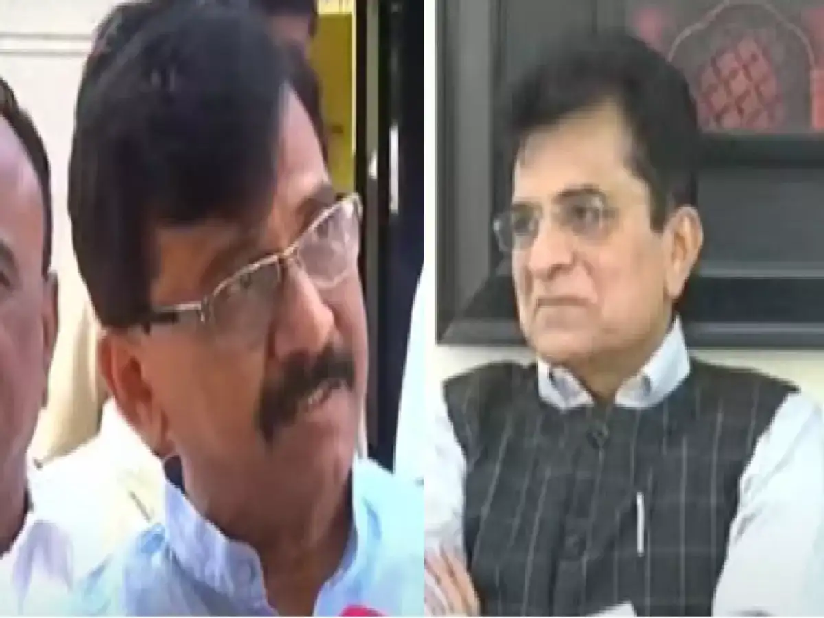 Sanjay Raut,किरीट सोमय्यांनी राकेश वाधवानला ब्लॅकमेल करून मुलाच्या ...