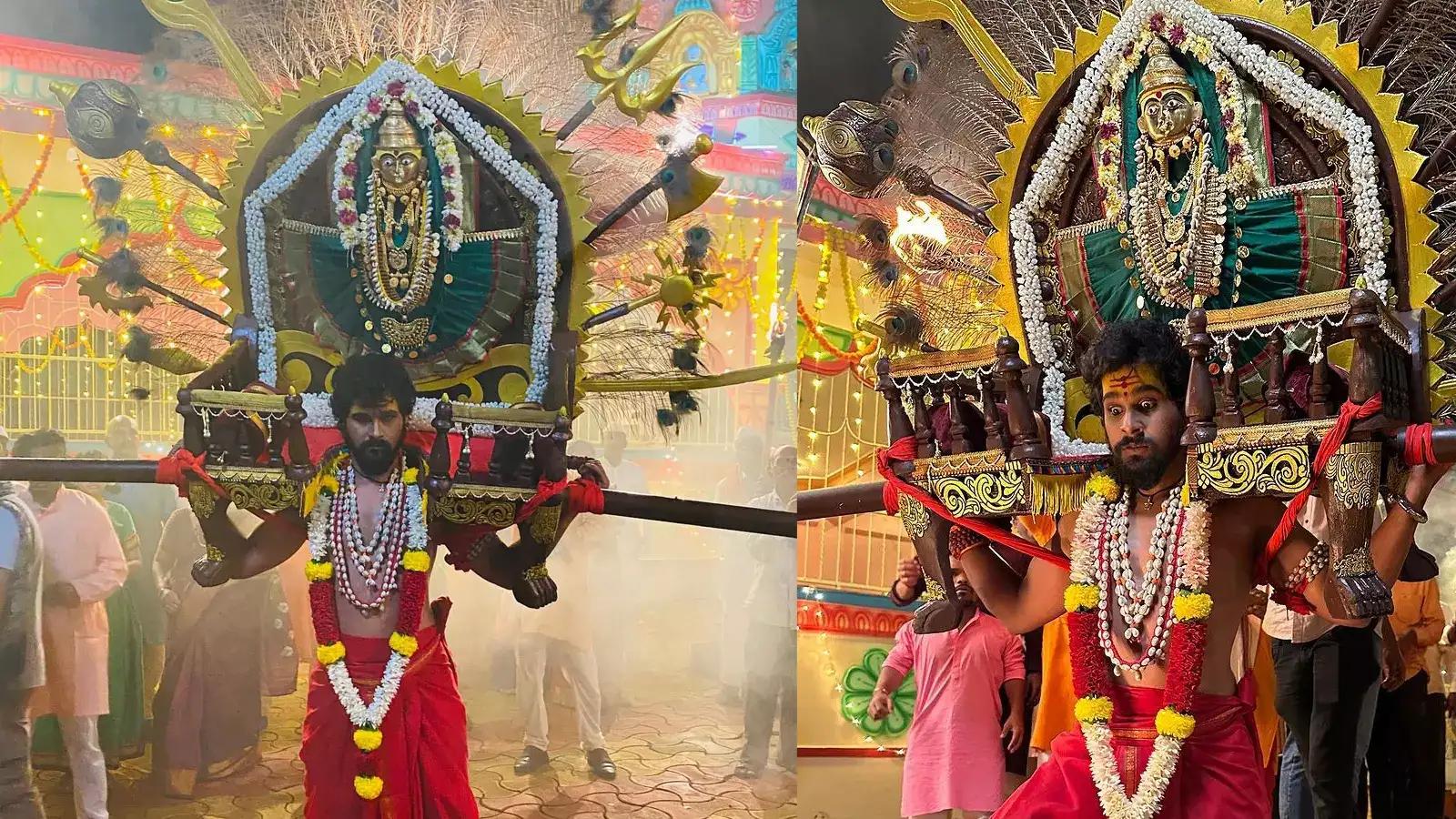 lakhat Ek Amcha Dada: तब्बल २० किलोची देवीची पालखी... सीन शूट करताना ...