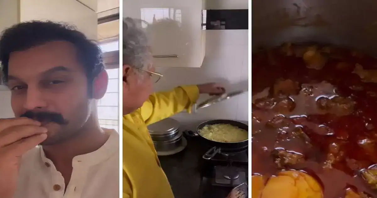 Gudi Padwa Celebration At Addinath Kothare Home,साखरभात आणि मटण ...