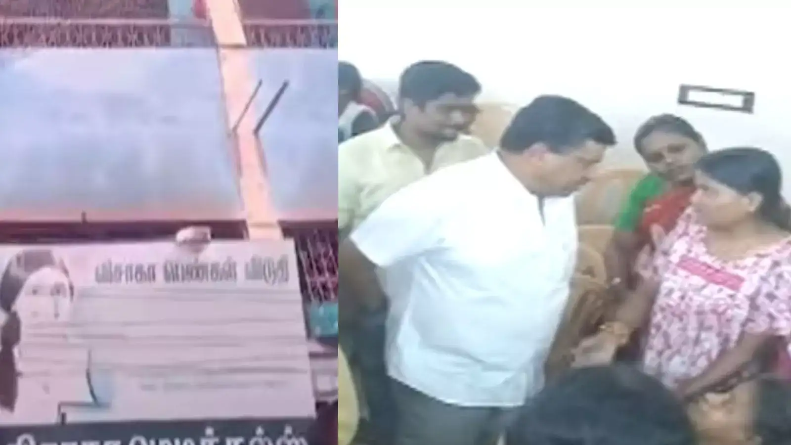 PTR Palanivel Thiagarajan Visit Madurai women hostel Fire Area : மதுரை மகளிர் விடுதியில் தீ ...