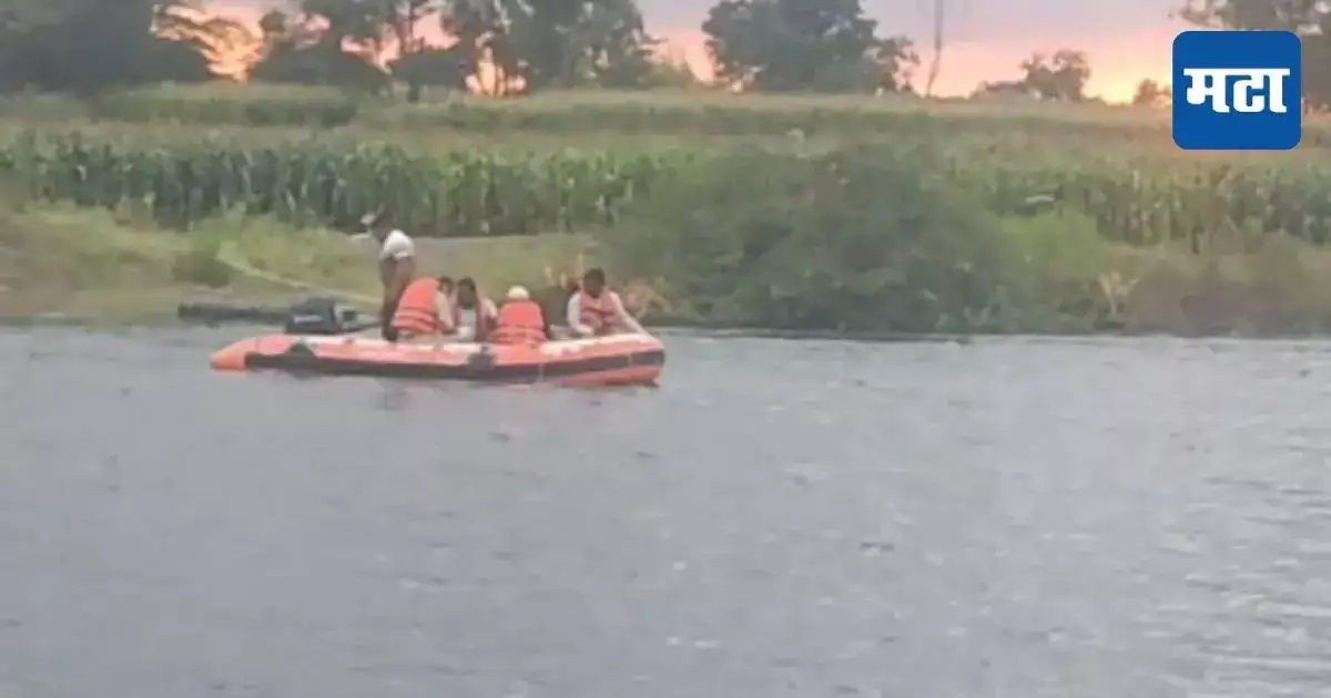 Student Drowned In Satara Man River,लेक नदीत पडला; मूकबधीर माय-लेकाला ...