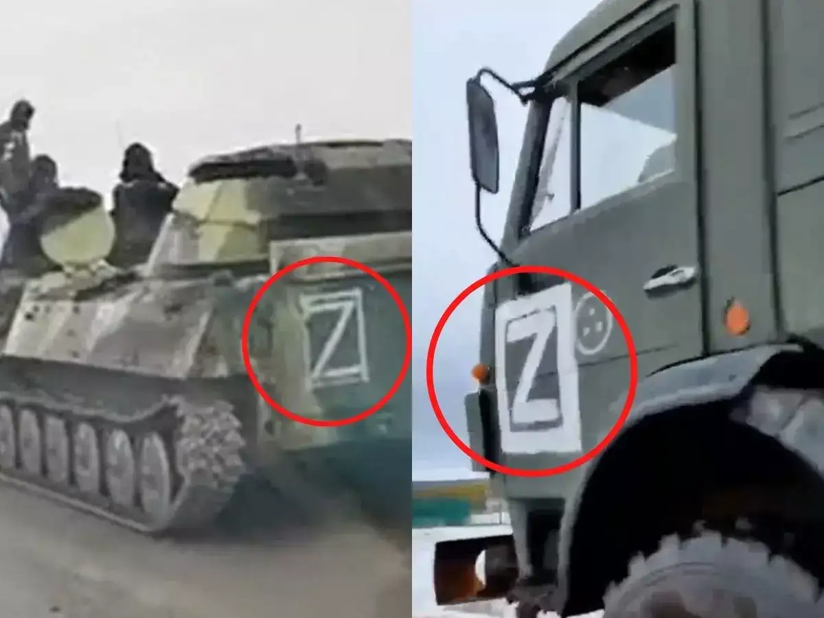 Russian Tanks With Z Symbol : Putin Launched Operation Z Many Russian ...