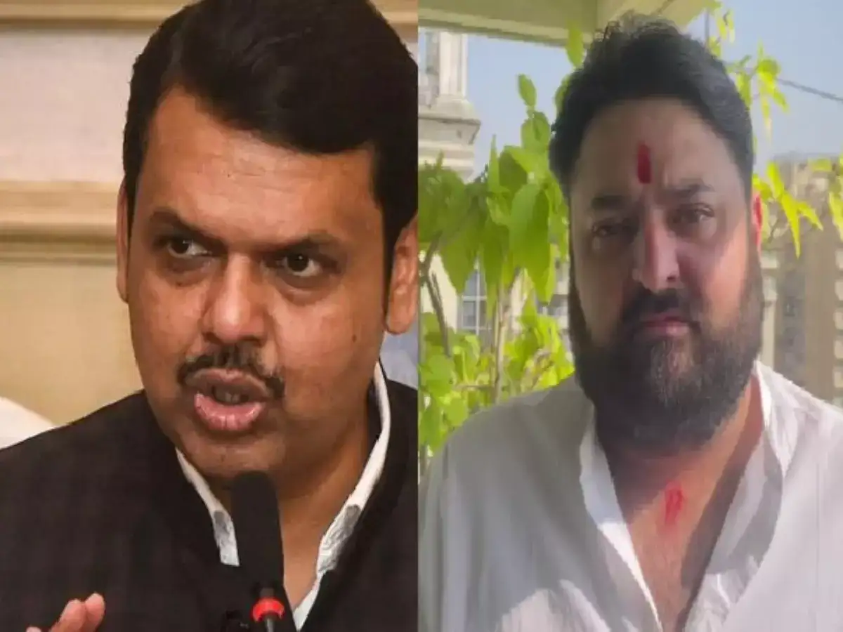 Mohit Kamboj Meet Devendra Fadnavis At Sagar Bunglow After Fir Filed In ...