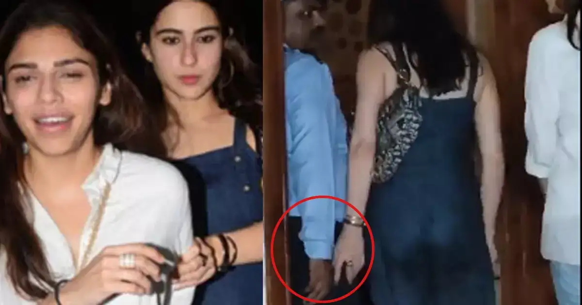 Sara Ali Khan Security Guard Video,सारा अली खानचा सुरक्षा रक्षकाला चुकीचा स्पर्श, मद्यधुंद ...