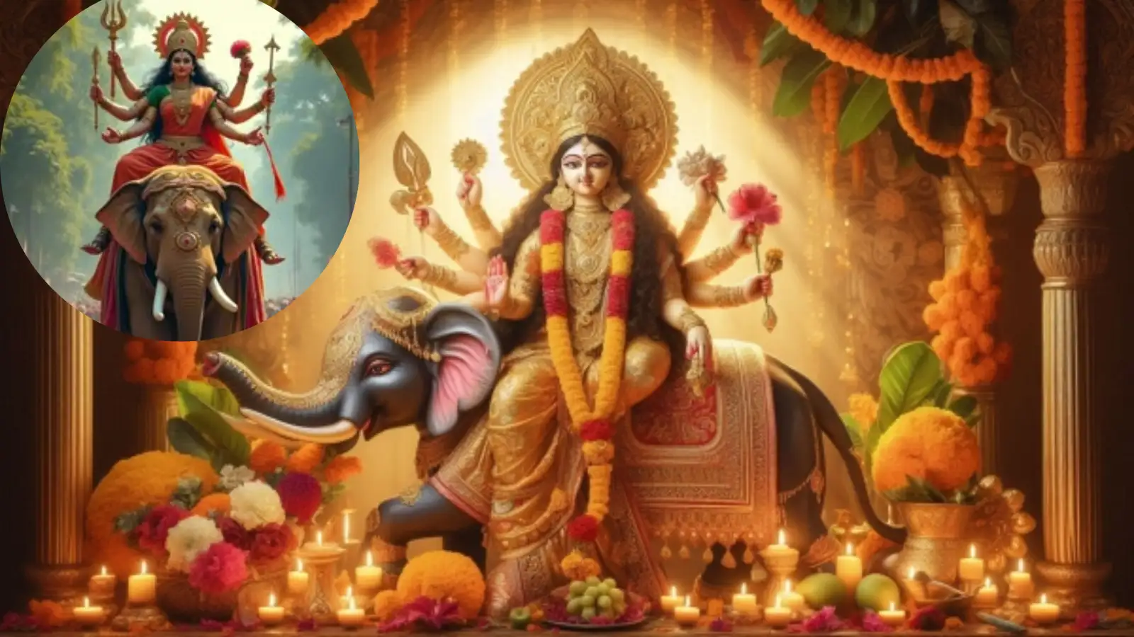 Navratri 2025 : नवरात्रीत हत्तीवर स्वार होऊन येणार देवी दुर्गा, मानला ...