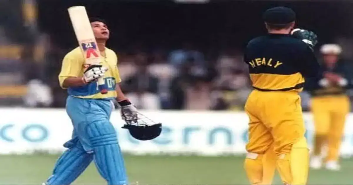 sachin tendulkar scores his first odi century for india on this day 9th ...
