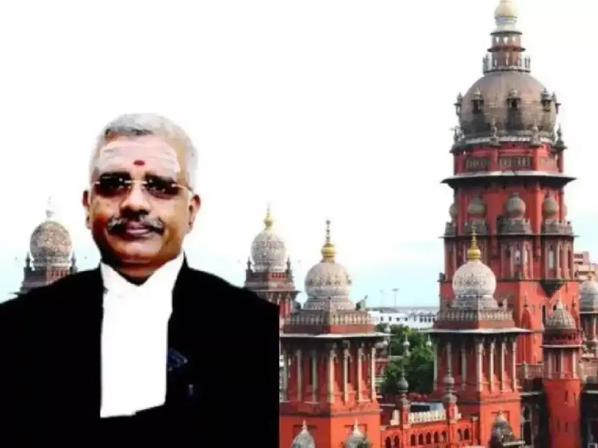Justice Anand Venkatesh Hindi Comment DMK MP Wilson Welcome : நீதிபதி ...