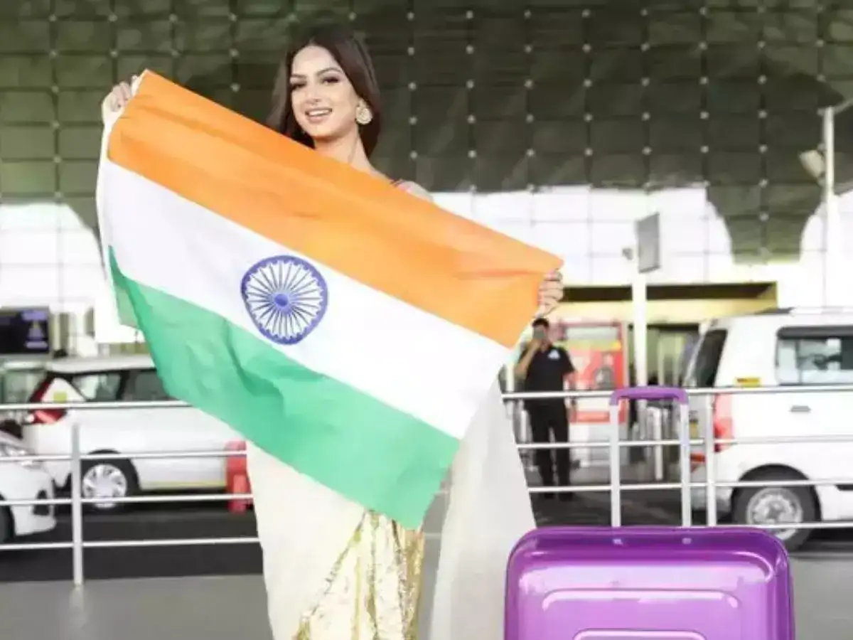 Harnaaz Sandhu,या प्रश्नांची नेमकी उत्तर दिल्यानं चंदीगढच्या हरनाजनं ...