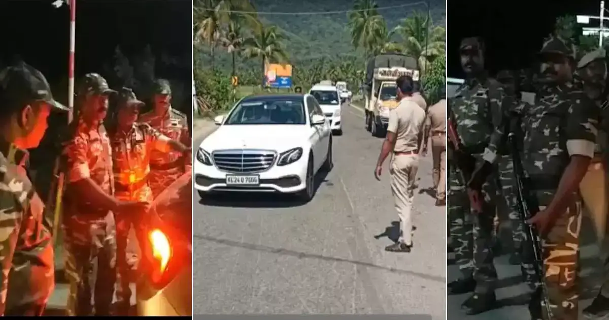 Kerala Tamil Nadu Border Kerala Tamil Nadu Border At Kollam,കേരള അതി ...