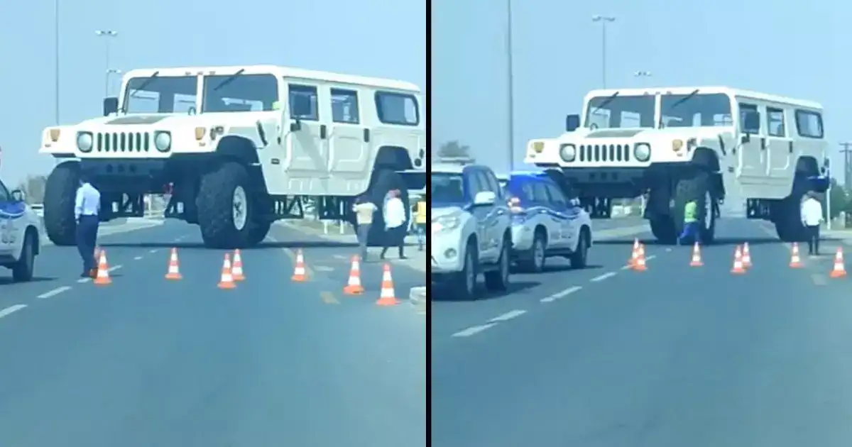 Dubai Sheikh Hummer : Dubai Sheikh Giant Hummer Car 46 Feet Long Car ...