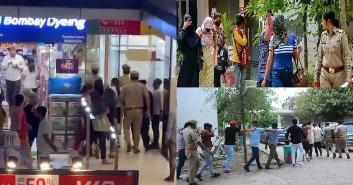 Police Raid 8 Spa Center In Pacific Mall Burst Sex Racket; मॉलमधील ८ ...