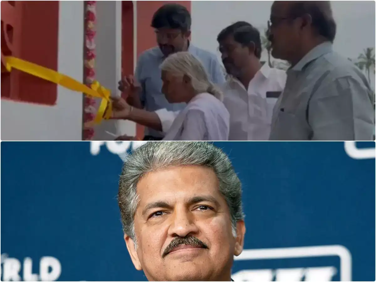 Mahindra and Mahindra group team gifted a newly built house to Idli ...