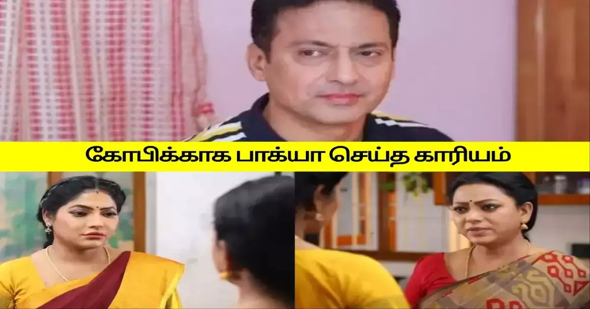 Baakiyalakshmi Serial,பாக்கியலட்சுமி சீரியல்: ராதிகாவால் தலை தெறிக்க ஓடிய கோபி: சத்தியம் வாங்கிய ...