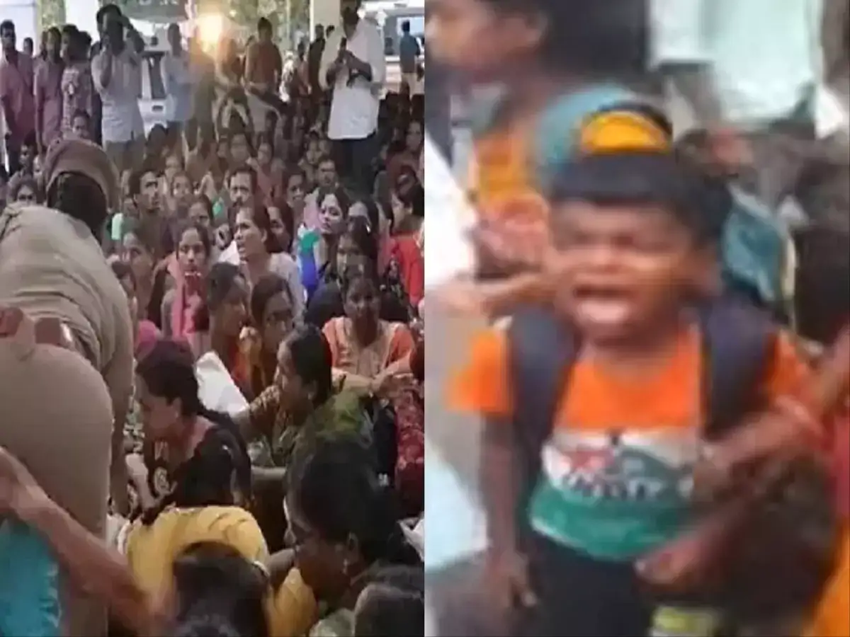 Teachers Protest Chennai,"அப்பா போகாதப்பா".. போலீஸாரால் இழுத்துச் ...