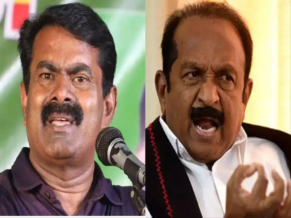 Seeman says Vaiko Made a Big Mistake as he decided to be a MP: எம்.பி. தேர்தலில் நிற்காதது ஏன் ...