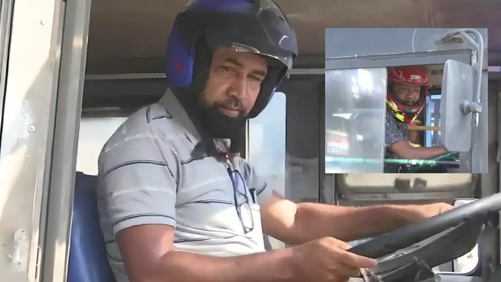 Bus Drivers In Helmet,पश्चिम बंगाल में बस और ट्रक ड्राइवर क्यों पहन रहे ...