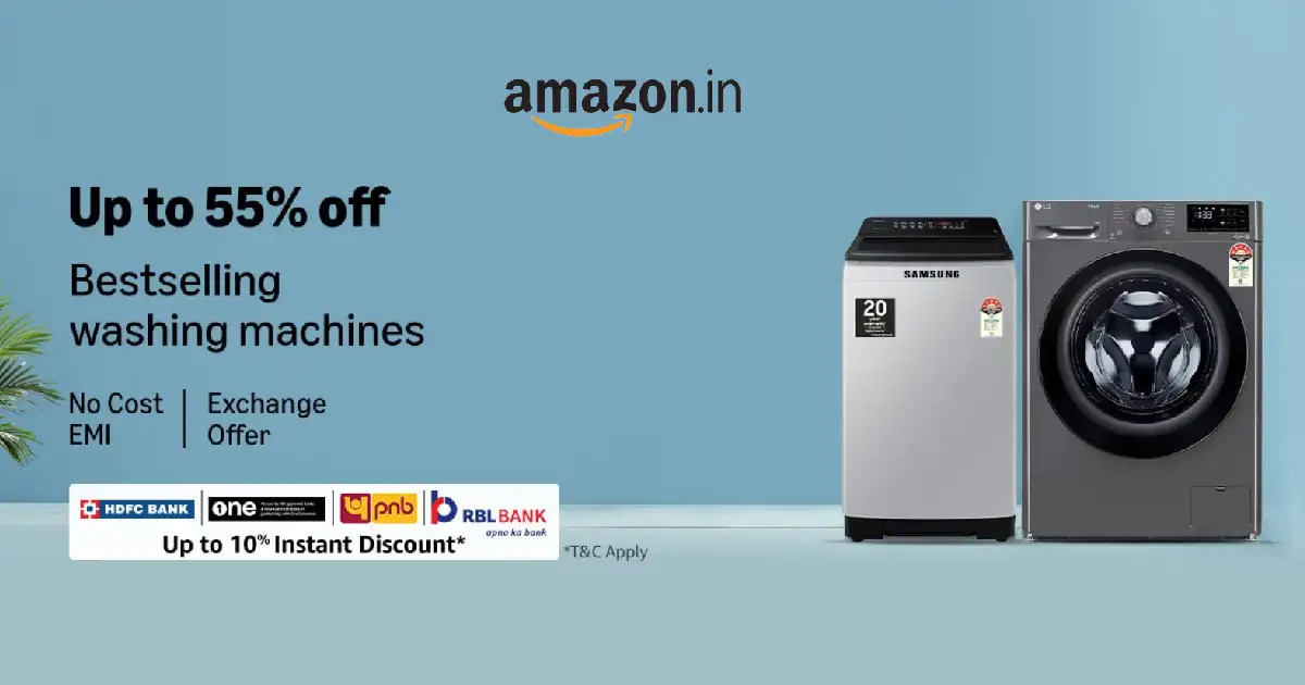 Best Selling Washing Machine,Amazon Sale Offers 2025: बेस्ट सेलिंग ...