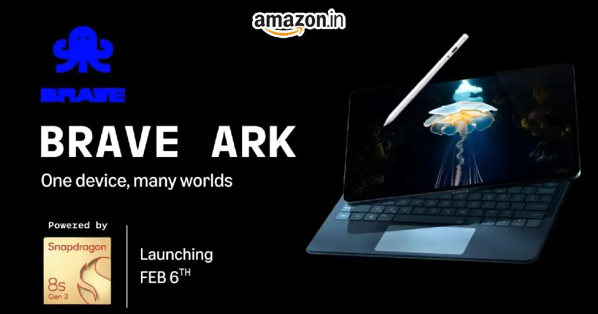 दमदार प्रोसेसर और प्रीमियम फीचर्स वाला Brave Ark Tablet 6 फरवरी को होगा ...