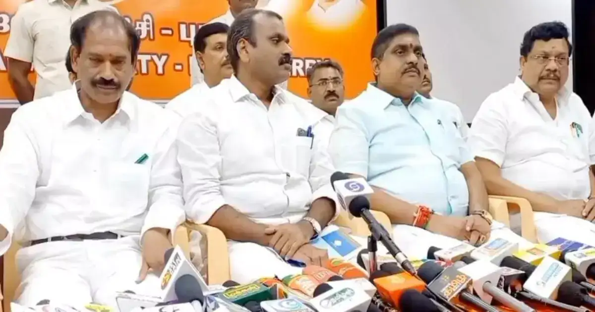 Puducherry L Murugan Press Meet,'தமிழகத்தில் ஆளுநர் திமுகவின் கைபாவையாக ...