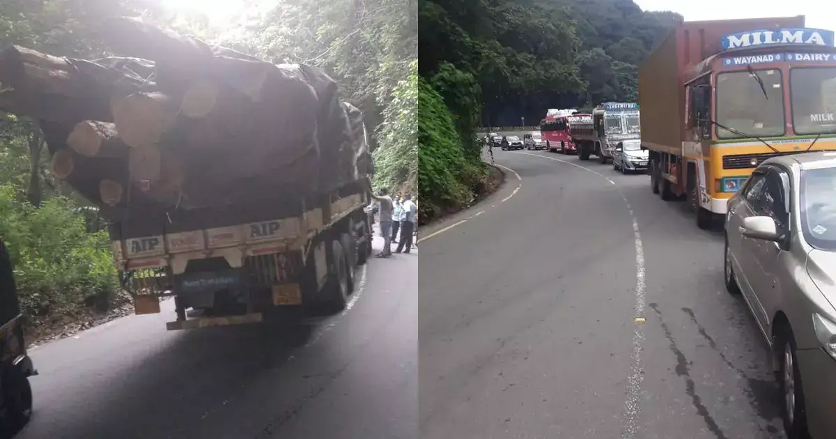 Thamarassery Churam Traffic,താമരശേരി ചുരം യാത്രക്കാർക്ക് 'മുട്ടൻ പണി ...